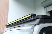China 304 Stainless Steel Flat Roof Rack Light Bar Mounting Bracket 0.209kg Black for sale