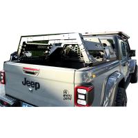 China GLADIATOR Universal Adjustable Roll Bar Steel Carrier Cage Truck Bed Rack for Jeep Gladiator JT 4x4 for sale