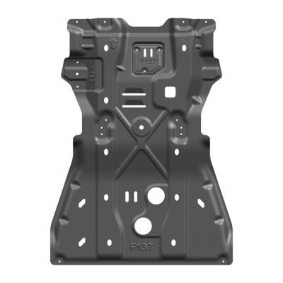 China Toyota Fortuner Aluminum Skid Plate 4mm Custom Bolt On Underbody Protection for sale