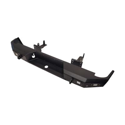 China Steel Rear Bumper for Dodge Ram 200x50x27mm Black Powder Coated Heavy Duty Protection for sale