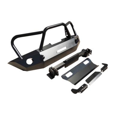 China Steel Bull Bar Front Bumper for Toyota 4Runner FJ150 2015+ Off Road 61.7kg Black Powder Coated for sale