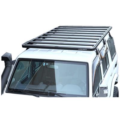 China Aluminum Roof Rack for Toyota LC76 2166x1320mm 200kg Capacity Powder Coated for sale