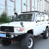 China Aluminum Roof Rack for Toyota LC76 2166x1320mm 200kg Capacity Powder Coated for sale