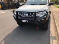 China Customized Steel Front Rear Bumpers for Mitsubishi Triton 3-5mm Thickness for sale