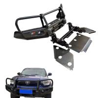 China Toyota Tacoma Winch Bull Bar Front Bumper 210x66x75cm Cold Rolled Steel 3-5mm for sale