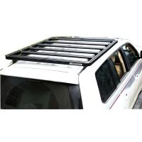 China Aluminum Roof Rack Platform for Toyota LC200 1500x1380mm Black Powder Coating for sale