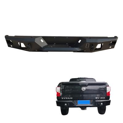 China Black Steel Front and Rear Bumper Set for Nissan Navara NP300 3-5mm Thick for sale