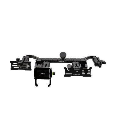 China Hard Anodized Aluminum Alloy Phone Mount for Jeep Wrangler JL JK Center Dash Console 262mm for sale