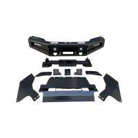 China Universal Steel Winch Bull Bar Rear Front Bumper 210x66x75cm for Toyota Hilux for sale