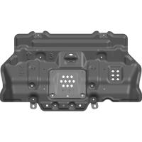 China Toyota Prado 3.5/4.0 Aluminum Skid Plate 2.5mm 3.5mm Bolt-On Underbody Protection for sale