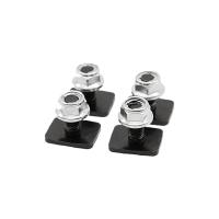 China Stainless Steel Roof Rack Eye Bolt Kit Black Electrocoating for Jeep Wrangler JL JK 0.053kg for sale