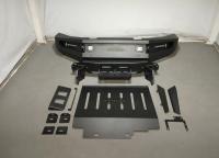 China Bolt On Steel Front Bumper Compatible With Ford Ranger 3-5mm Thickness Black Powder Coated for sale