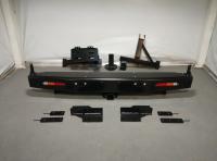 China Bolt On Steel Front Bumper Compatible With Ford Ranger 3-5mm Thickness Black Powder Coated for sale