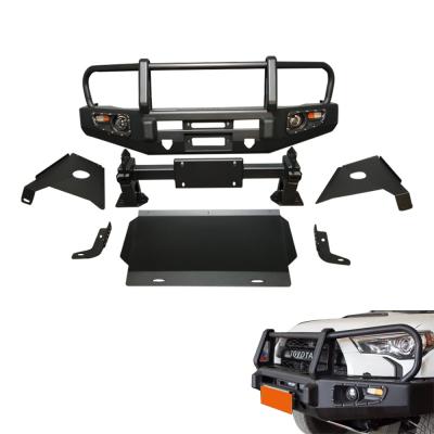 China Toyota 4Runner FJ150 Bull Bar Front Bumper 3-5mm Cold Rolled Steel Black Powder Coated for sale