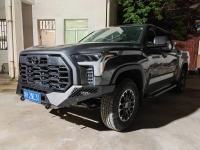 China Front Bumper for Toyota Tundra 210x66x75cm Cold Rolled Steel 3-5mm Winch Bull Bar for sale