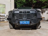 China Front Bumper for Toyota Tundra 210x66x75cm Cold Rolled Steel 3-5mm Winch Bull Bar for sale