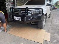 China LED Light and Winch Mounting Tray Plate Front Bumper for Toyota Hilux 3-5mm Steel for sale