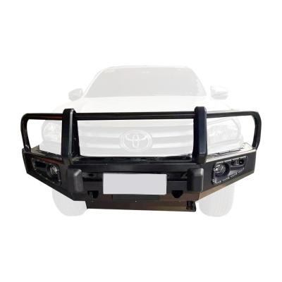China Bolt-On Winch Bull Bar Front Bumper for 2004-2005 Toyota Hilux 3-5mm Steel for sale