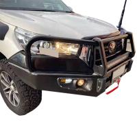 China Bolt-On Winch Bull Bar Front Bumper for 2004-2005 Toyota Hilux 3-5mm Steel for sale