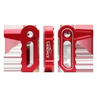 China Red Aluminum Alloy Hard Top Roof Removal Switch Handle for 2007 Jeep Wrangler JK JL 102x76x23mm for sale