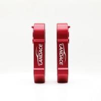 China Red Aluminum Alloy Hard Top Roof Removal Switch Handle for 2007 Jeep Wrangler JK JL 102x76x23mm for sale