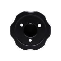 China Aluminum Alloy Antenna Base Cover for Jeep Wrangler JL 74x74x30mm Direct Replacement for sale