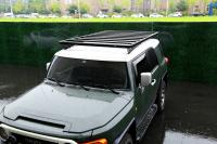 China Toyota FJ Land Cruiser 4x4 Overland Cargo Platform Aluminum Roof Rack 2235x1380mm 28kg for sale