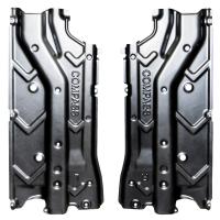 China Donrex 4.0mm Aluminum Alloy Skid Plate Set for Subaru Volvo XC70 Honda Montero Sport Kia Sportage for sale