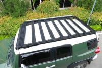 China Aluminum Alloy Roof Rail Rack for Toyota FJ Cruiser 28kg Load Capacity 2235x1380x55mm for sale