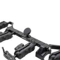 China Jeep Wrangler JL Aluminum Center Console Bracket 262x488x96mm for Car Phone Holder for sale