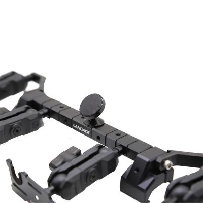 China Jeep Wrangler JL Aluminum Center Console Bracket 262x488x96mm for Car Phone Holder for sale