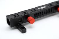 China Detachable Hard Anodizing Fishing Rod Holder for JEEP 4x4 Vehicle Exterior Accessories 323x78x86mm for sale