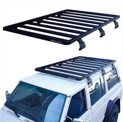 China Aluminum Roof Rack for Y60 2100x1300mm 200kg Capacity E-Coated Powder Coated for sale