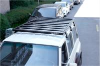 China Aluminum Roof Rack for Y60 2100x1300mm 200kg Capacity E-Coated Powder Coated for sale