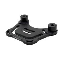 China Aluminum Alloy Black LED Driving Light A Pillar Mounting Bracket for Jeep Wrangler JL JK 134x107x25mm for sale