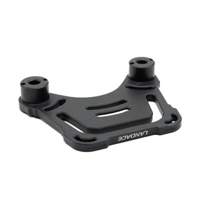 China Aluminum Alloy LED Driving Light Bracket A Pillar Mount for Jeep Wrangler JL JK 134x107x25mm for sale