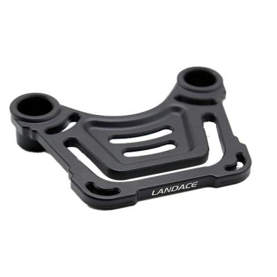 China Aluminum Alloy Black LED Driving Light Bracket A Pillar Mount for Jeep Wrangler JL JK 134x107x25mm for sale