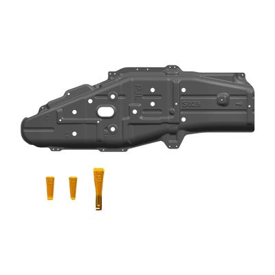 China Mitsubishi Pajero Skid Plate Set 5.0mm Aluminum Alloy Underbody Protection Kit 5pcs for sale