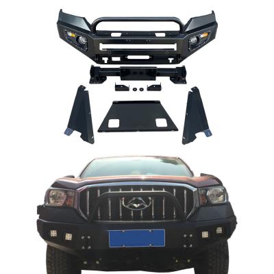 China Maxus T60 Pickup Bull Bar Front Bumper Rear Bumper with Tire Carrier Jerrycan Holder 3-5mm Steel for sale