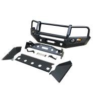 China Volkswagen Amarok Steel Winch Bull Bar Front Bumper with Tire Carrier 3-5mm for sale