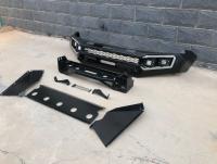 China Volkswagen Amarok Steel Winch Bull Bar Front Bumper with Tire Carrier 3-5mm for sale