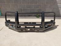 China Toyota LC79 Rear Bumper with Tire Carrier 210x66x75cm Cold Rolled Steel for sale