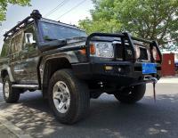 China Toyota LC79 Rear Bumper with Tire Carrier 210x66x75cm Cold Rolled Steel for sale
