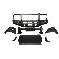 China Toyota 4Runner Winch Bull Bar Front Bumper 3-5mm Thick Cold Rolled Steel with Jerrycan Holder for sale
