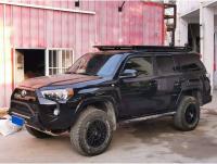 China Toyota 4Runner Winch Bull Bar Front Bumper 3-5mm Thick Cold Rolled Steel with Jerrycan Holder for sale