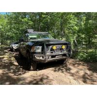 China Dodge Ram 4x4 Rear Bumper 2002-2005 with Winch Tire Carrier Jerrycan Holder 3-5mm Steel for sale