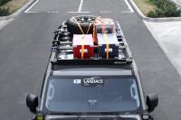 China Aluminum Roof Rack Tray for Tank 300 Multifunctional Platform 1889x1225x55mm 300kg Capacity for sale