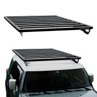 China Toyota FJ Land Cruiser Aluminum Alloy Roof Rack 2235x1380mm Black Powder Coating for sale
