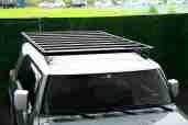 China Toyota FJ Land Cruiser Aluminum Alloy Roof Rack 2235x1380mm Black Powder Coating for sale
