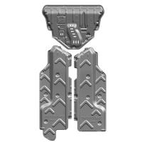 China Silver Manganese-Aluminum Alloy Skid Plate for Jeep Cherokee Engine and Transmission 4.0mm for sale